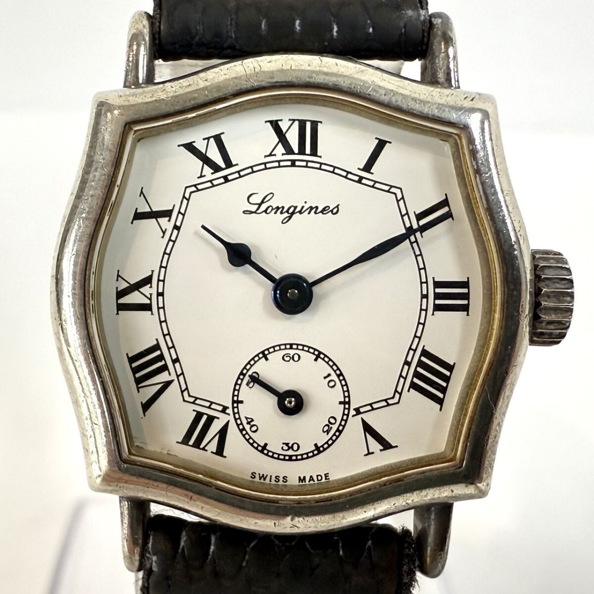 【傷や汚れあり】B827-K50-1089 LONGINES ロンジン 3259 831 Cal.520 Silver シルバー レディース ...