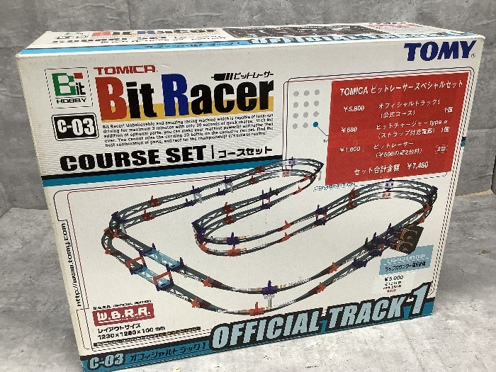 【やや傷や汚れあり】T3a 未開封保管品 トミカ Bit Racer（ビットレーサー）コースセット・C-03 オフィシャルトラック1の落札情報 ...