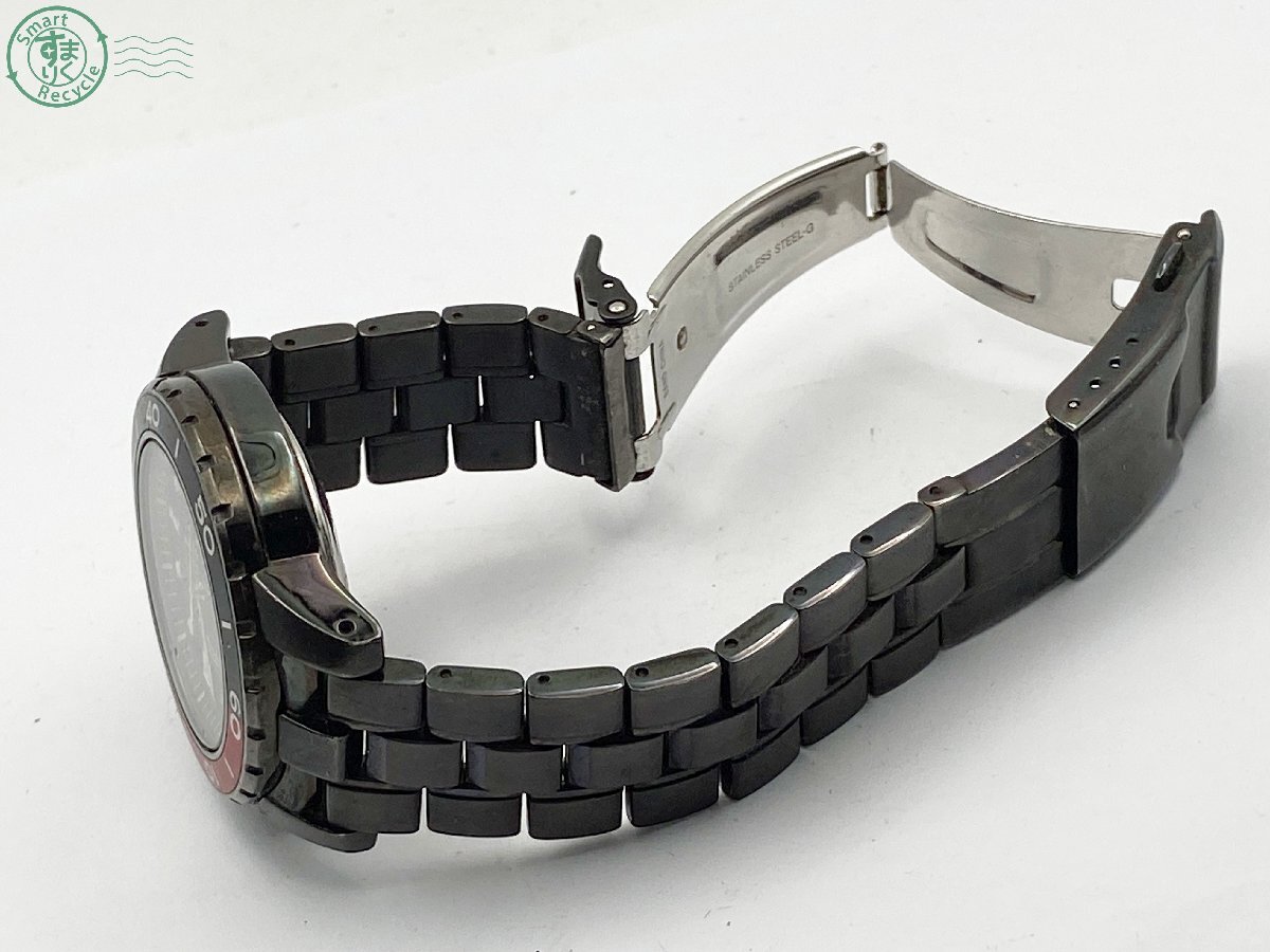 【全体的に状態が悪い】BC0607053 SEIKO セイコー KINETIC キネティック 5M62-0BP0 自動巻き発電システム 裏スケ ...