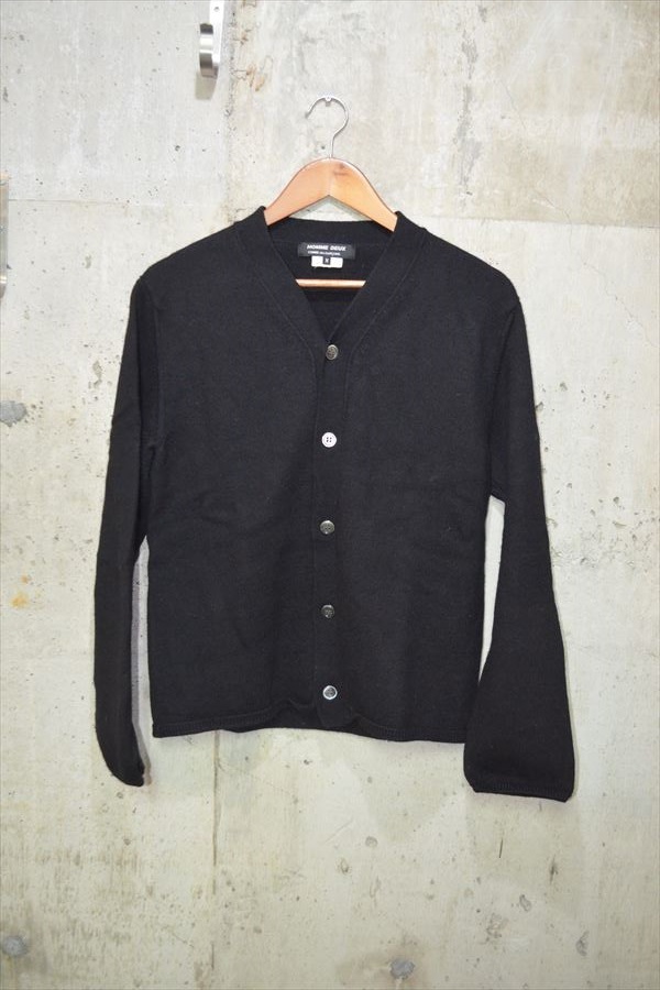 【目立った傷や汚れなし】コムデ ギャルソン オムドゥ COMMEdesGARCONS HOMME DEUX ニット カーディガン M DJ ...