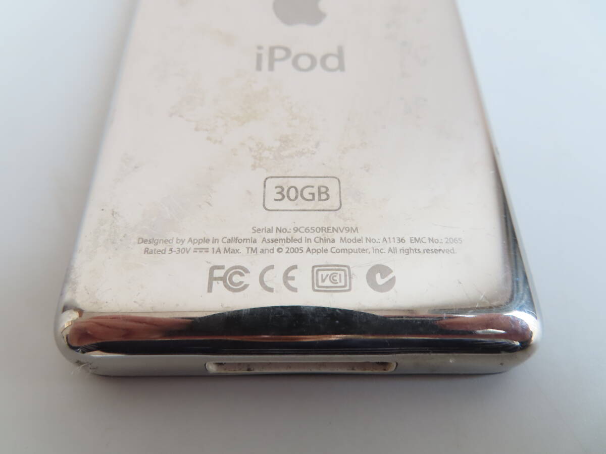 【やや傷や汚れあり】Apple iPod classic A1136 (第5世代) 30GB ブラック ジャンクの落札情報詳細 - Yahoo!オークション落札価格検索 オークフリー