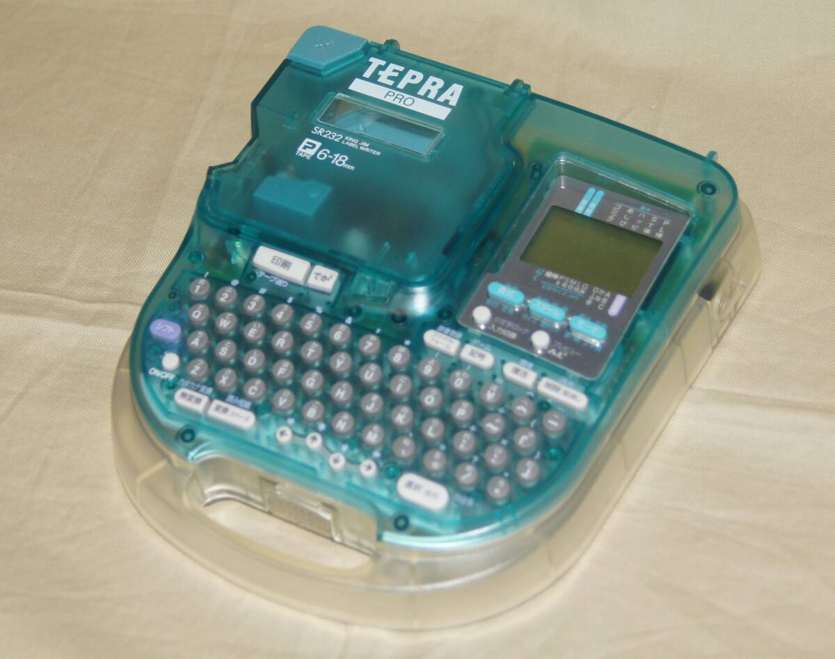 【目立った傷や汚れなし】KING JIM TEPRA PRO SR232の落札情報詳細 - Yahoo!オークション落札価格検索 オークフリー