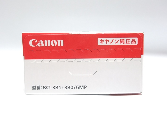 【未使用】【取付期限 2026.11】 キャノン 純正 インクカートリッジ BCI-381 (BK/C/M/Y/GY) +380 6色マルチパック BCI-381+380/6MPの落札情報詳細 ...