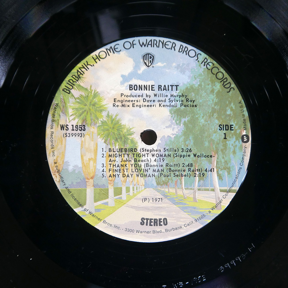 【やや傷や汚れあり】US盤 BONNIE RAITT/SAME/WARNER WS1953 LPの落札情報詳細 - Yahoo!オークション ...