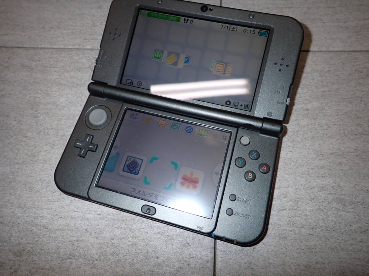 【やや傷や汚れあり】1円～ 任天堂 new nintendo ニューニンテンドー 3DS LL 本体 黒 メタリック ブラック 動作確認済み GB1/F152の落札情報詳細 - Yahoo ...