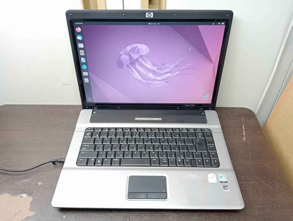 【傷や汚れあり】【YNT0520】★HP Compaq 6720s Celeron540 1.86GHz/2GB/80GB/COMBO/15 ...