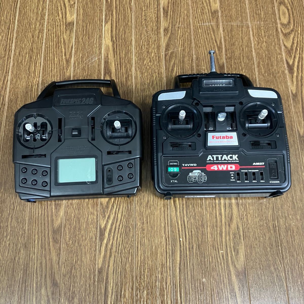 【傷や汚れあり】 【売り切り】 Futaba フタバ ATTACK 4WD T4VWD TAMIYA タミヤ FINESPEC2.4G TTU ...