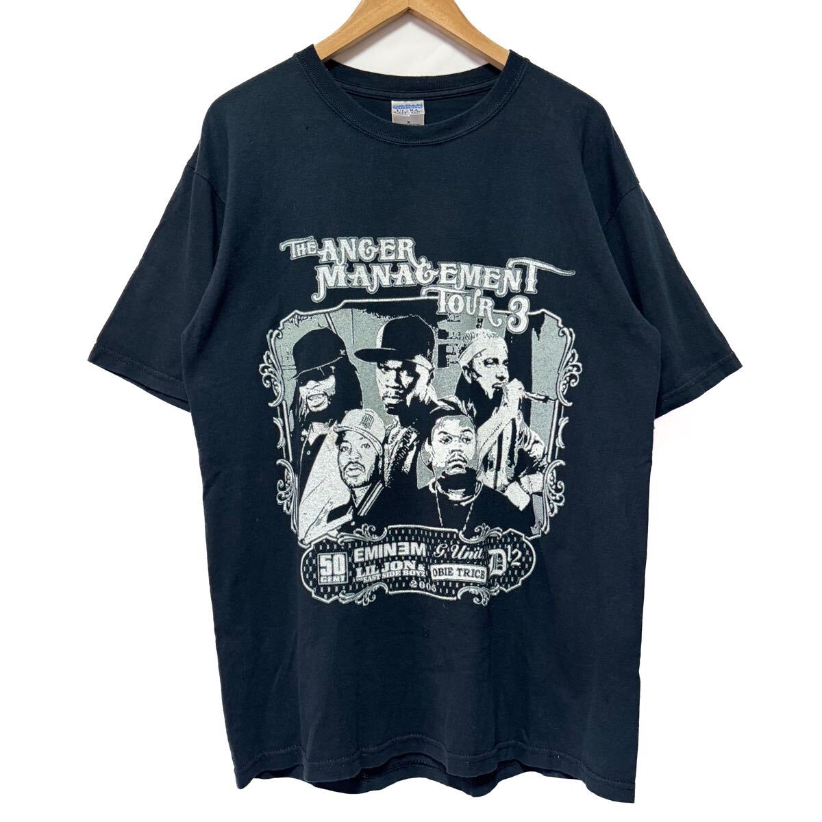【やや傷や汚れあり】希少【GILDAN】ANGER MANAGEMENT TOUR 3 / 半袖 カットソー tシャツ/lil jon ...