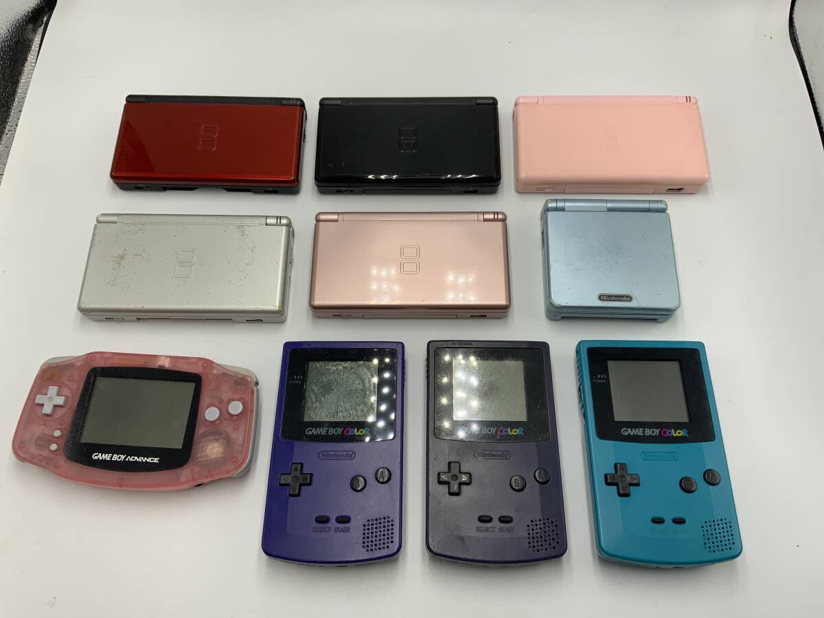 【傷や汚れあり】Nintendo Game Boy Advance Color SP Ds lite ゲームボーイ アドバンス カラー 本体 ...