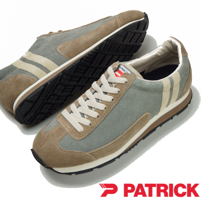 【未使用】【未使用・箱無】定価1.76万 PATRICK パトリック《BOSTON SUN》ボストン サン スエード メンズ スニーカー 43 グレーブラウン 日本製の落札情報詳細 ...