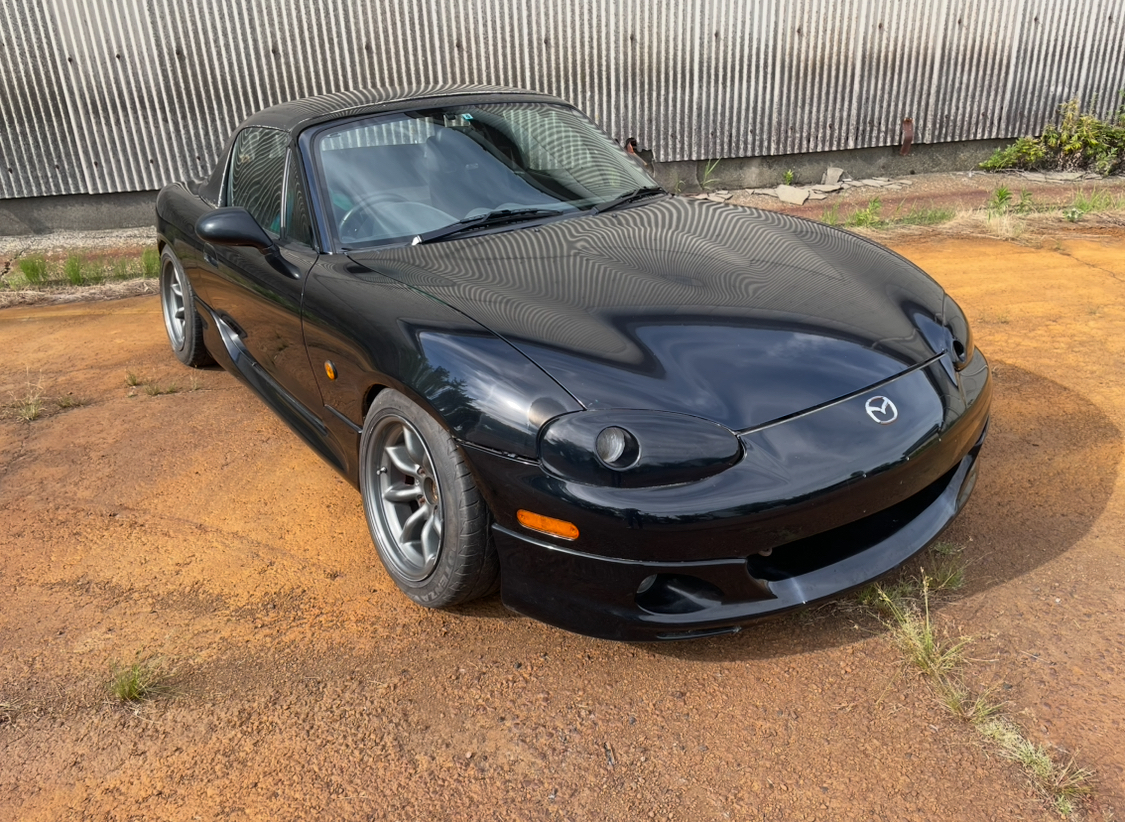 【走行距離 114800 km】NB8C ロードスター NB2 可変バルタイ 6速 即ドリ 切角アップ RS STAGE2寸管マフラー NB6 ...