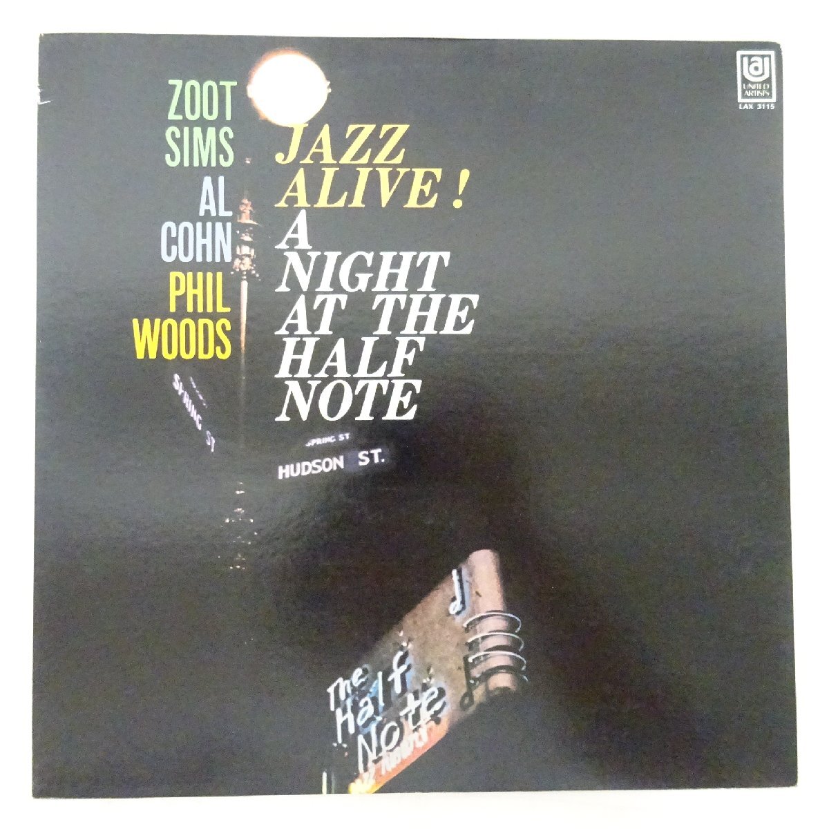 【やや傷や汚れあり】10078079;【美盤/帯付/UNITED ARTISTS】Zoot Sims, Al Cohn, Phil Woods / Jazz Alive! A Night At ...