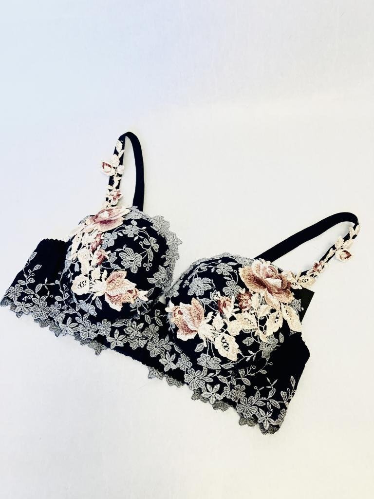 【未使用】新品タグ付き【送料込】Wacoal Trefle ブラジャー & ショーツ2枚 (レギュラーショーツ) D70/M ネイビー×グレー×ベージュ他 6457244の落札情報詳細 ...