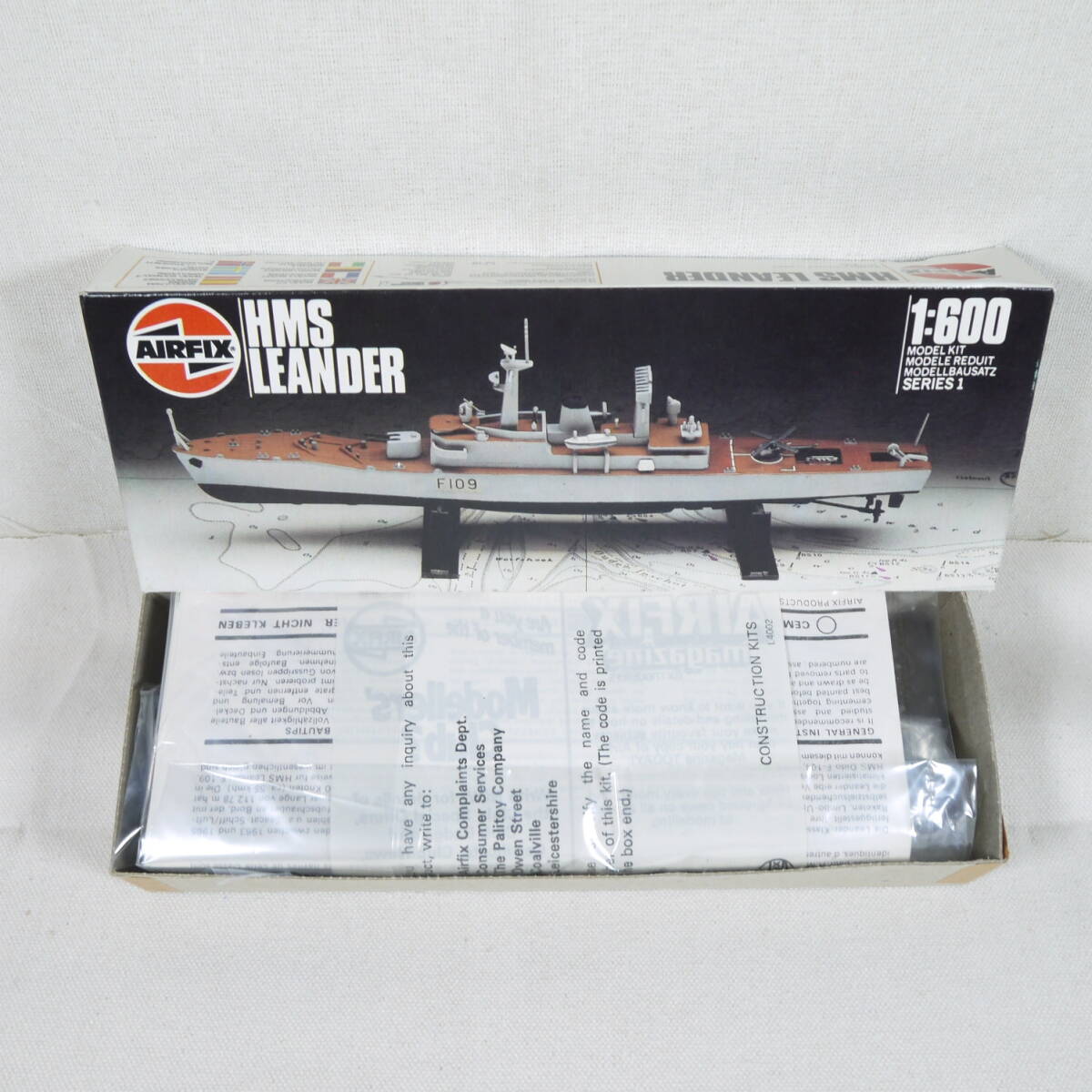 【全体的に状態が悪い】(19914)【ジャンク】HMS LEANDER (イギリス海軍軽巡洋艦 リアンダー) AIRFIX 1:600 ...