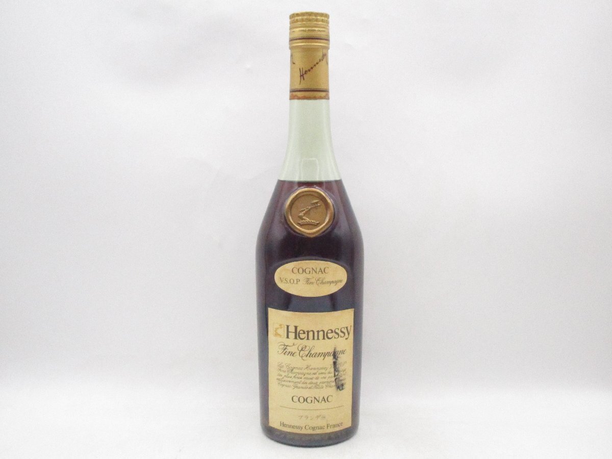 【やや傷や汚れあり】同梱不可 1円～HENNESSY VSOP ヘネシー VSOP グリーンボトル コニャック ブランデー 700ml 40% ※液面低下 X316132の落札情報詳細 ...