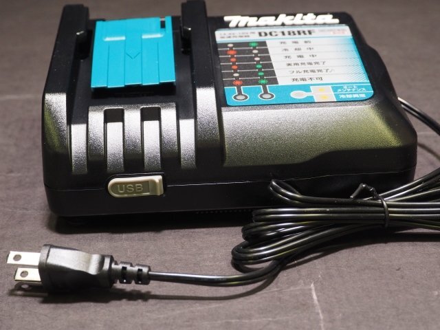 【目立った傷や汚れなし】D324 マキタ makita バッテリー急速充電器 DC18RF 14.4-18v用の落札情報詳細 - Yahoo ...