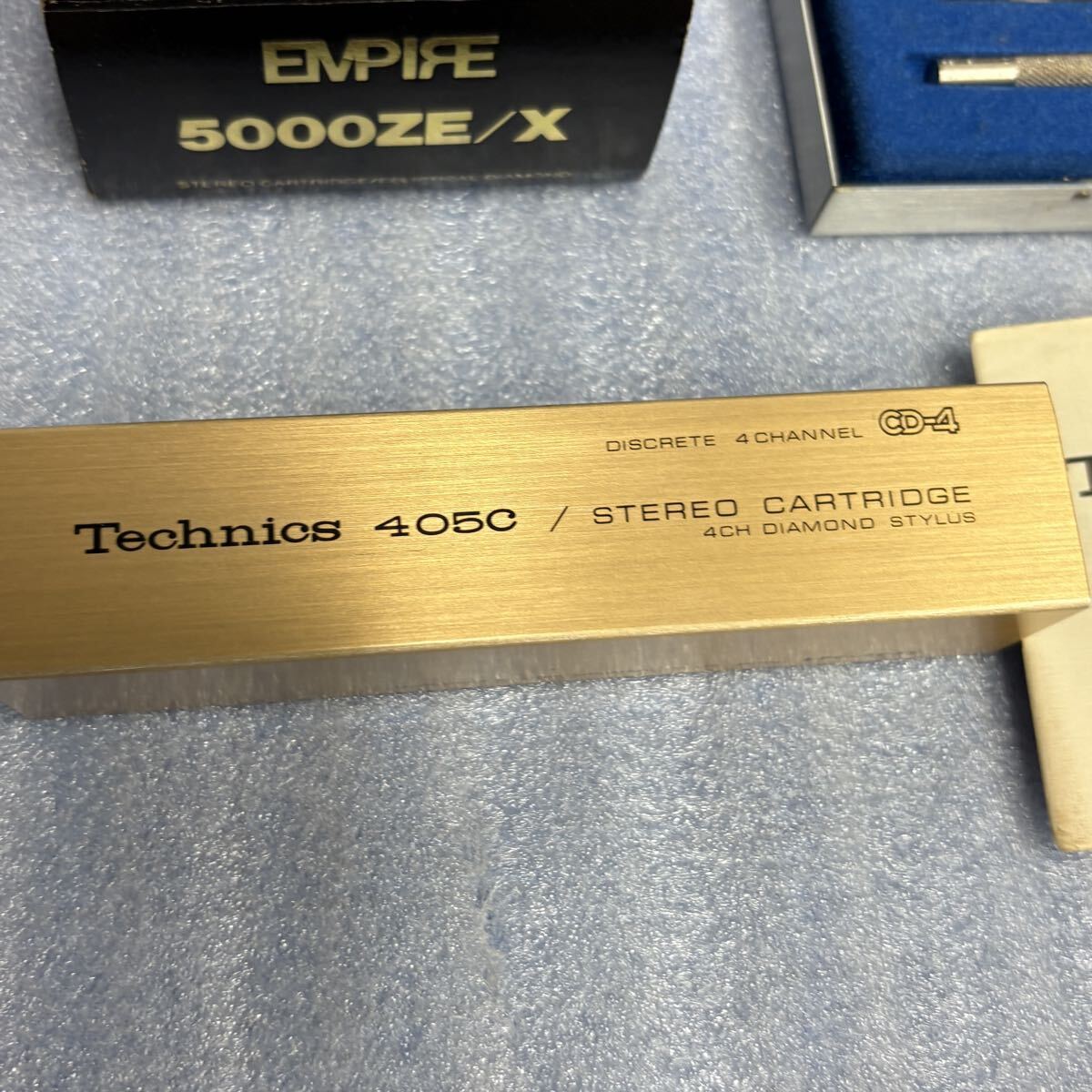 【傷や汚れあり】★当時物 箱付 他 カートリッジ ヘッドシェル まとめてセット Technics EPC-405C テクニクス/EMPIRE ...