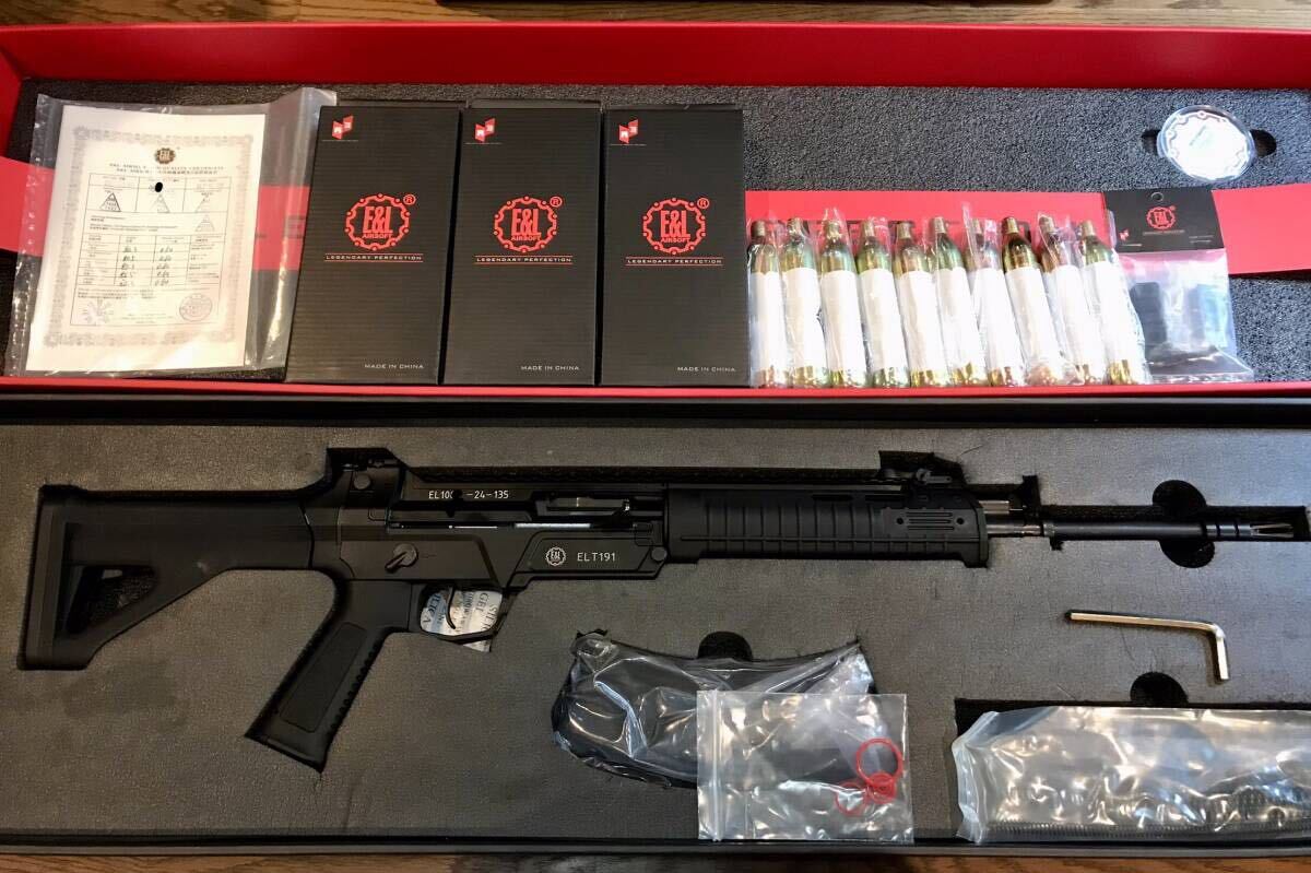 【未使用】E&L T191 （ QBZ-191 ） 予備マガジン3本、レール、CO2ボンベ付き ガスブロ 未使用の落札情報詳細 - Yahoo ...