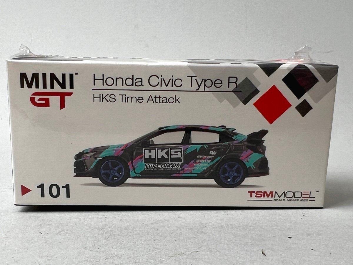 【未使用】TSM MINI-GT 1/64 HONDA ホンダ Civic Type R シビック タイプR FK8 HKS 2018 ...