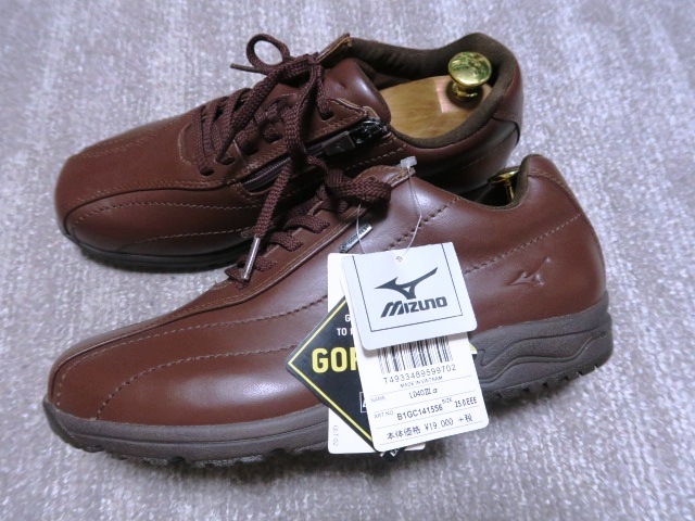 【未使用】2.1万 未使用タグ付 超軽量 防水透湿 ミズノ ウォーキング シューズ 靴 LD40IIIα 25cm 3E GORE-TEX コルクブラウン mizuno 天然皮革の落札情報詳細 ...