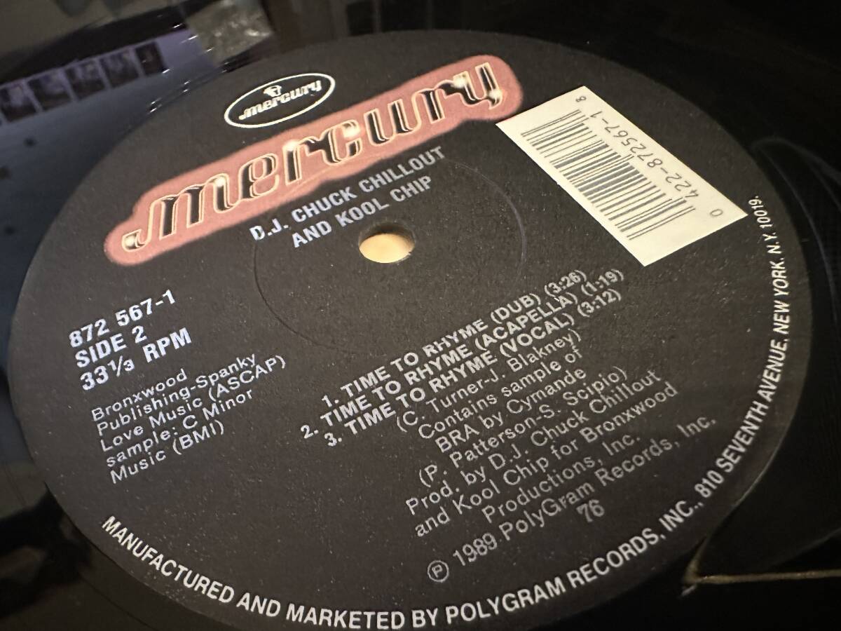 【傷や汚れあり】12”★DJ Chuck Chillout & Kool Chip / Rhythm Is The Master ...