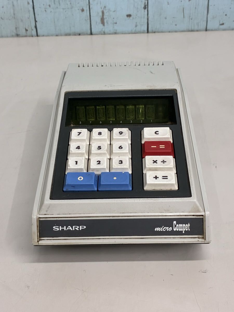 【傷や汚れあり】SHARP シャープ MICRO COMPET QT-8D 電卓 計算機 本体のみ 通電ok 付属品なし 中古現状品(60s)の落札情報詳細 - Yahoo!オークション落札 ...