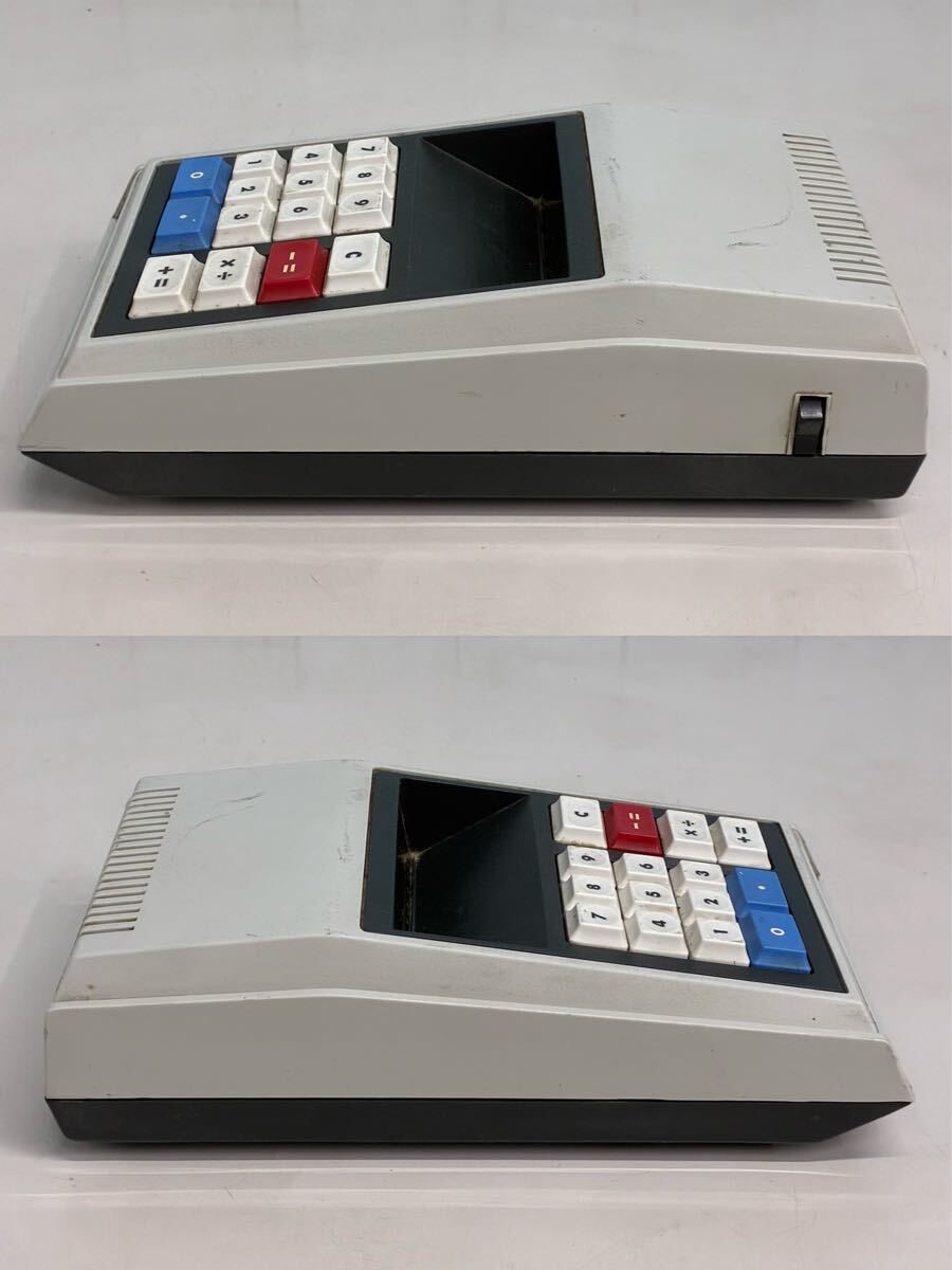 【傷や汚れあり】SHARP シャープ MICRO COMPET QT-8D 電卓 計算機 本体のみ 通電ok 付属品なし 中古現状品(60s ...