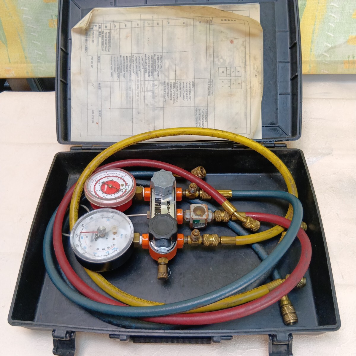 【やや傷や汚れあり】①（送料無料）【ロビネア ROBINAIR】ゲージマニホールドセット【匿名配送】（中古品）の落札情報詳細 - Yahoo ...