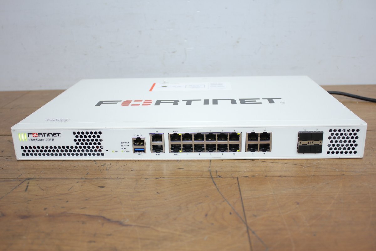 【傷や汚れあり】☆【1F1103-6】 FORTINET フォーティネット ファイアフォール FortiGate 201E FG-201E ...