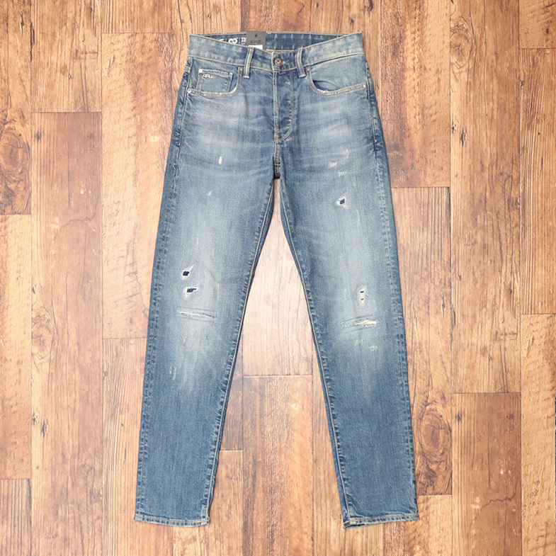 【未使用】1円/G-STAR RAW/29インチ/美脚デニムパンツ 3301 ALIM C D16176-B767 ストレッチ ダメージ ...