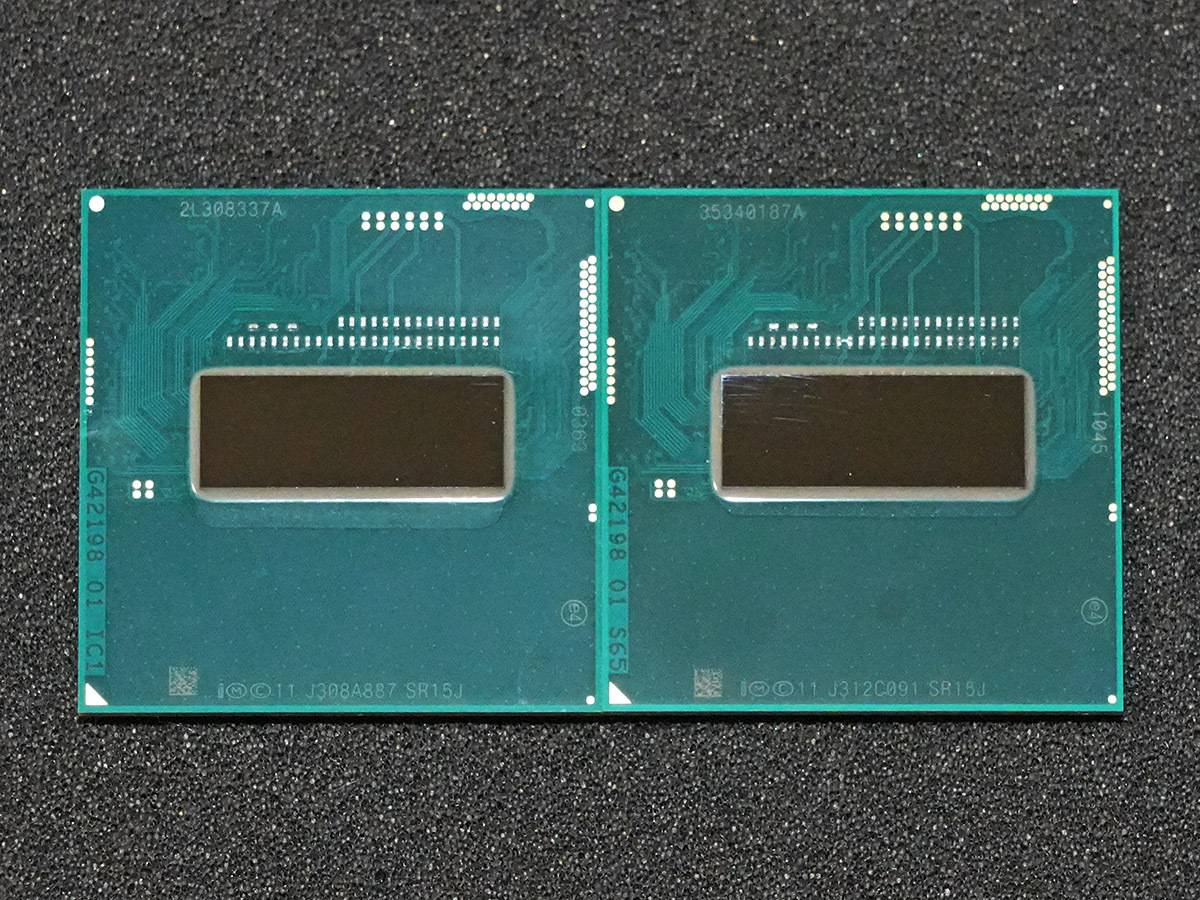 【やや傷や汚れあり】Intel Core i7 4702MQ SR15J (FCPGA946 2.2GHz 6M HD4600 37W ...