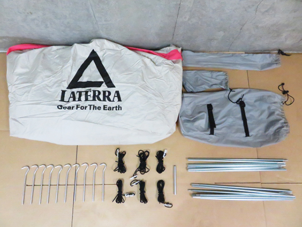 LATERRA ラテラ L-V0202 1～2人用 テント 管理0919ZFGの落札情報詳細 - ヤフオク落札価格検索 オークフリー