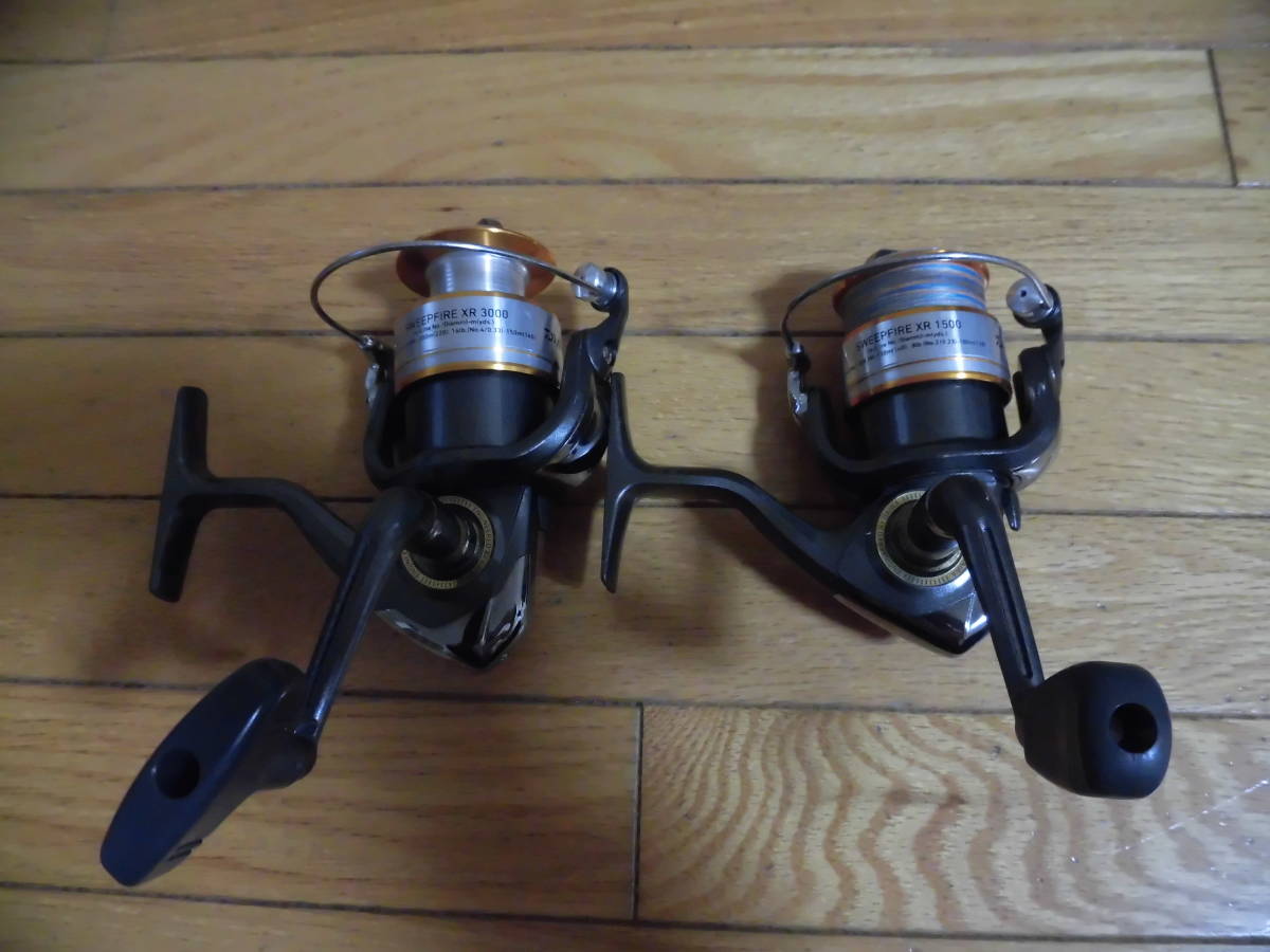 Daiwa ダイワ SWEEPFIRE XR 1500 ＆ XR 3000 の落札情報詳細 - Yahoo!オークション落札価格検索 オークフリー