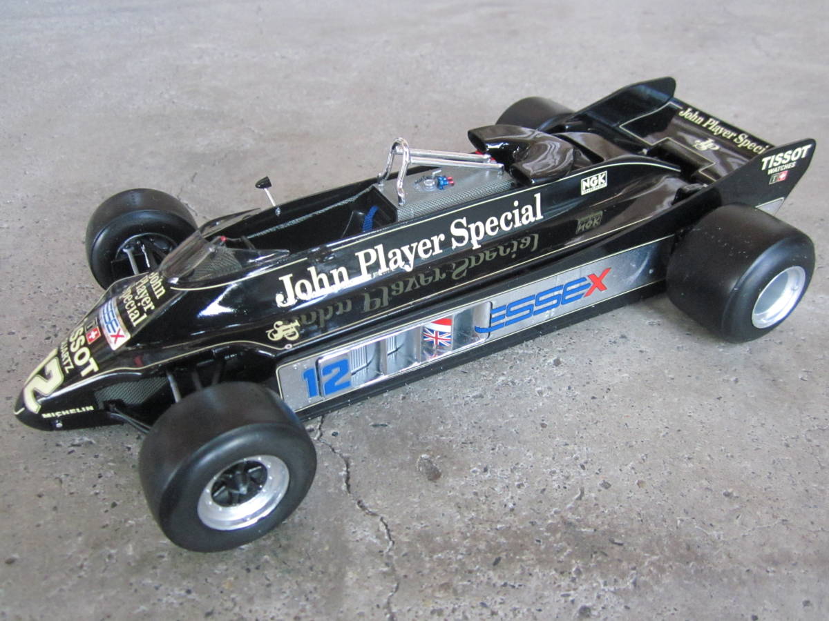 エブロ★1/20 ロータス 88B フォード ”JPS/ESSEX” イギリスGP 予選 1981 #12 N・マンセル★塗装済完成品 の落札 ...