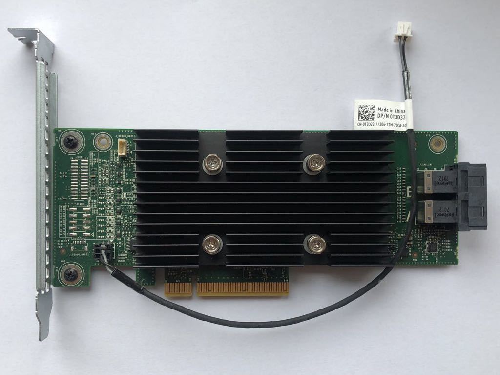 UCSA-901 DELL PERC H330 12GB SAS 6GB SATA PCI-E RAID CONTROLLER CARD ケーブル付きの落札情報詳細 - ヤフオク落札価格検索 ...