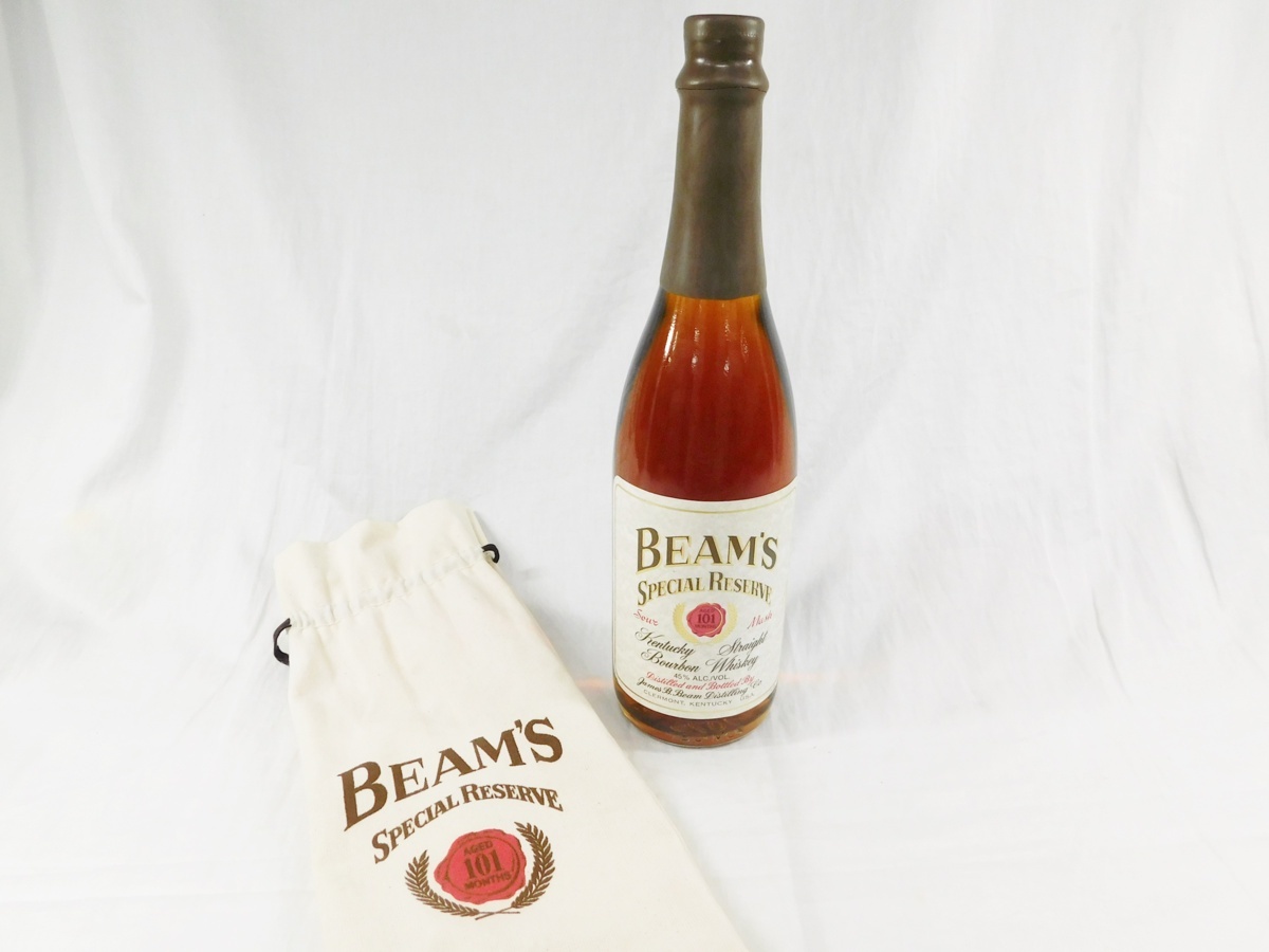 未開栓 BEAM'S SPECIAL RESERVE ウイスキー ビームス スペシャルリザーブ 45度 750ml 保存袋付 h_zの落札情報詳細 - Yahoo!オークション落札価格検索 ...