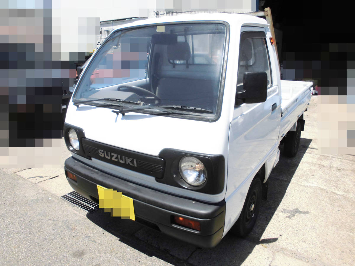 レトロ軽トラック距離少ない2万キロ台DA51Tスズキキャリイトラック4速エアコン付き程度良いです。10インチの落札情報詳細 - Yahoo ...