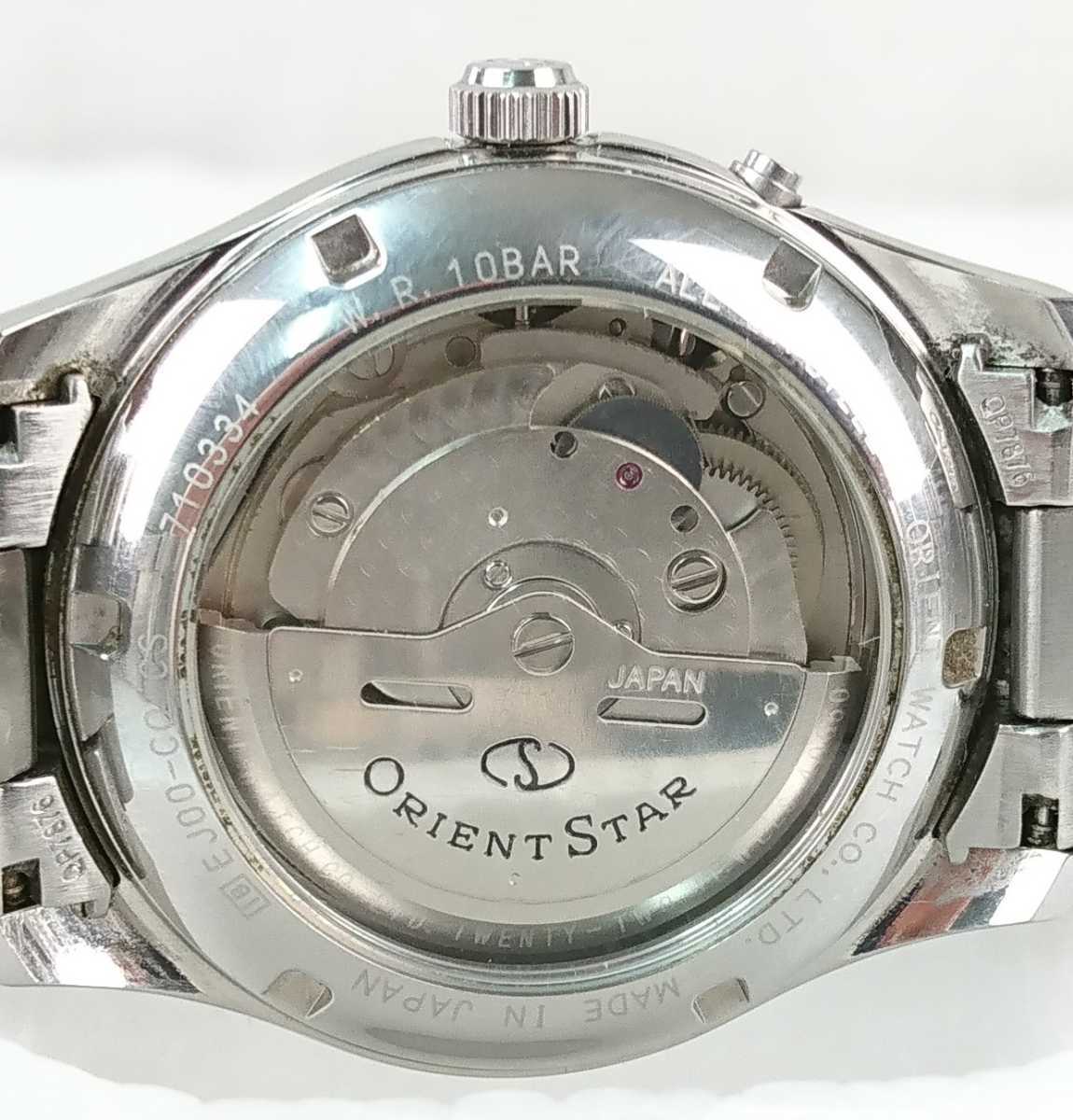 【BK-059】 可動確認 ORIENT STAR オリエントスター クラシック EJ00-CS パワーリサーブ デイト 自動巻 メンズ 腕時計 の落札情報詳細| ヤフオク落札価格情報 オークフリー