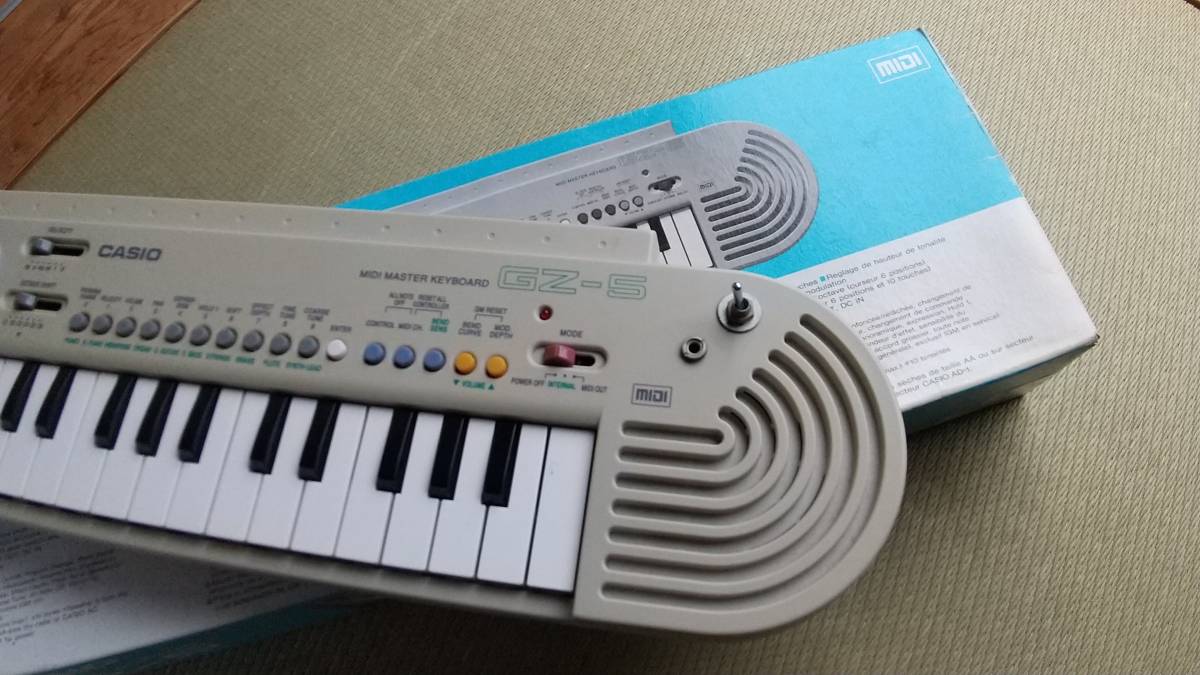 CASIO MIDIキーボード GZ-5（イヤフォンジャック取付け改造済）の落札情報詳細 - ヤフオク落札価格情報 オークフリー