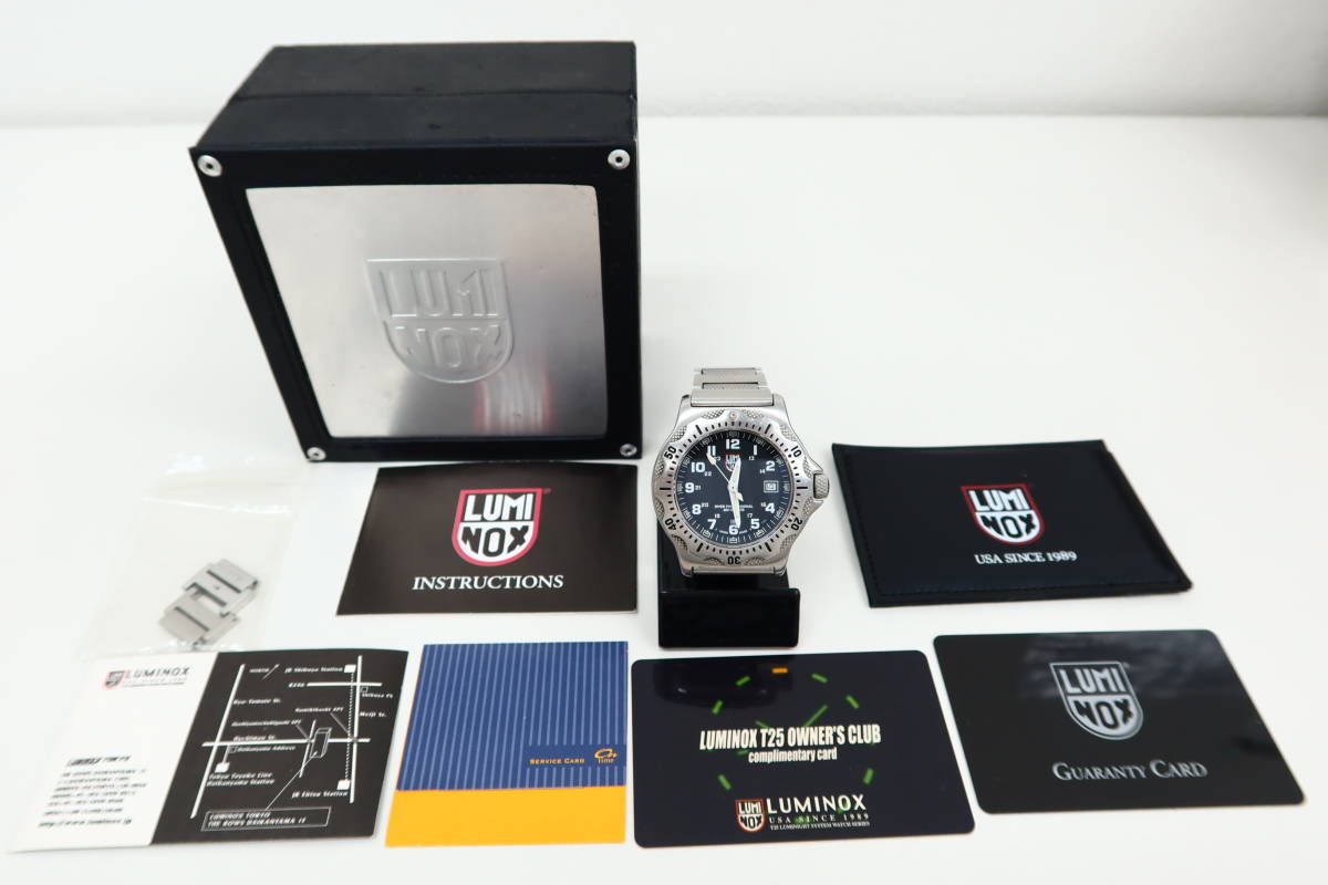 LUMINOX ルミノックス 時計 8000 3-H MBM 稼働品 の落札情報詳細 - ヤフオク落札価格検索 オークフリー