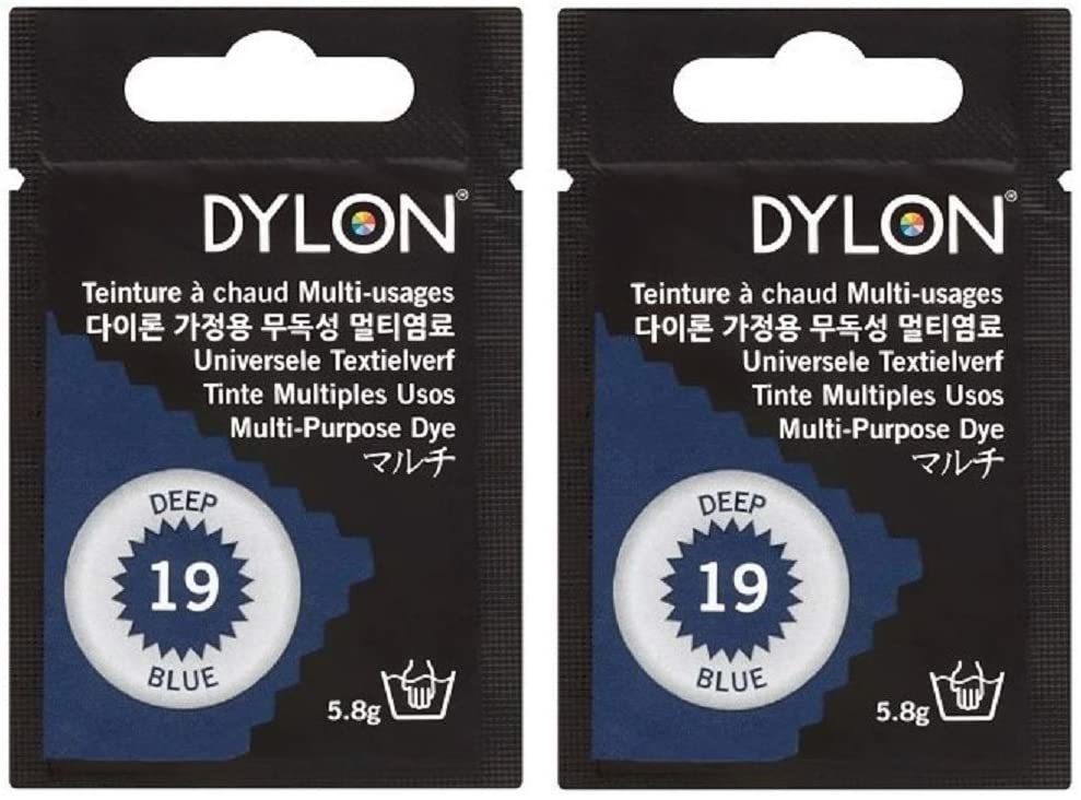 DYLON ダイロン マルチ (衣類・繊維用染料) 5g col.19 【2個セット】ディープブルーの落札情報詳細 - Yahoo!オークション落札価格検索 オークフリー