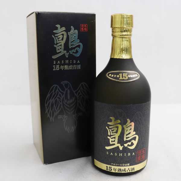 ★本場泡盛 サシバ 黒 15年 40度 720ml X0F1705の落札情報詳細 - ヤフオク落札価格検索 オークフリー