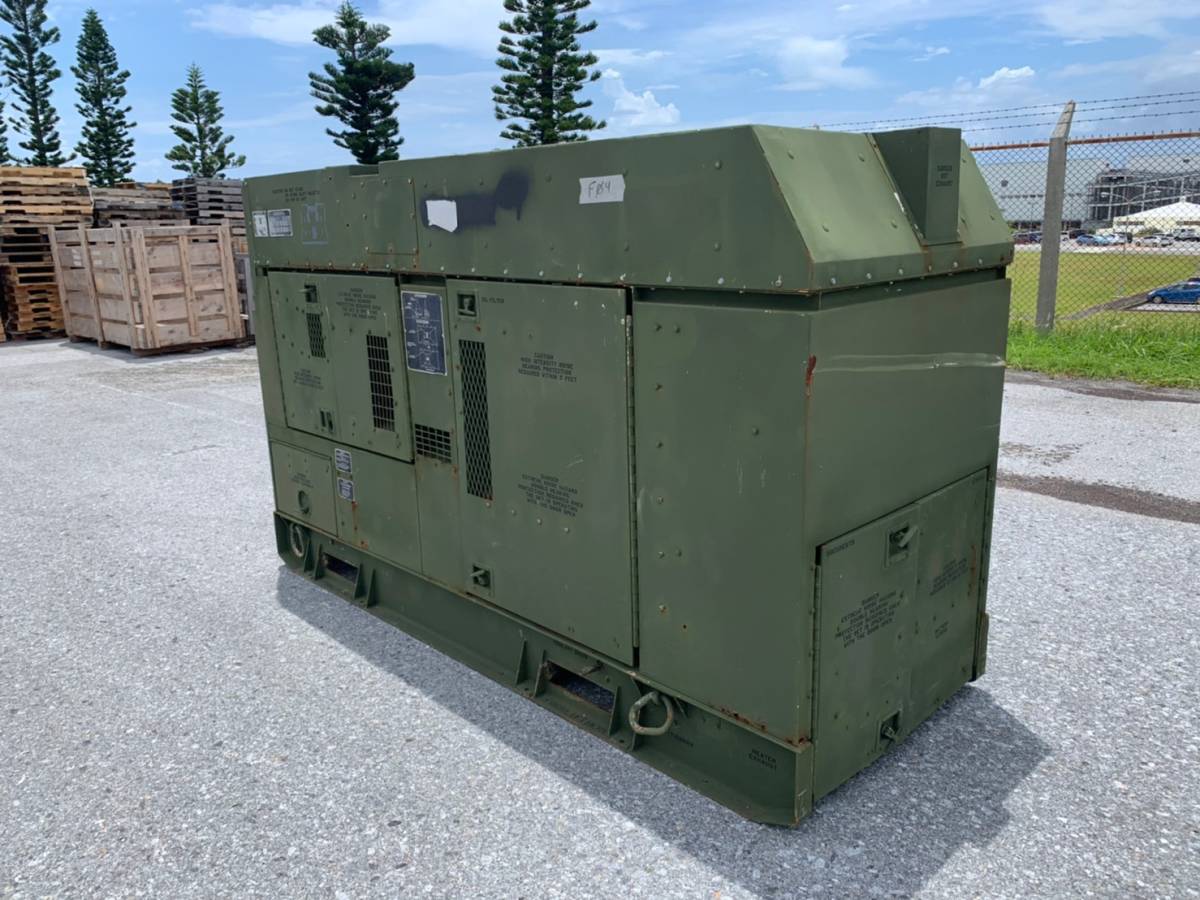 【米軍放出品】FERMONT 発電機 100KW ジェネレーター ディーゼルエンジン MEP-807A ☆YG15DK の落札情報詳細 ...