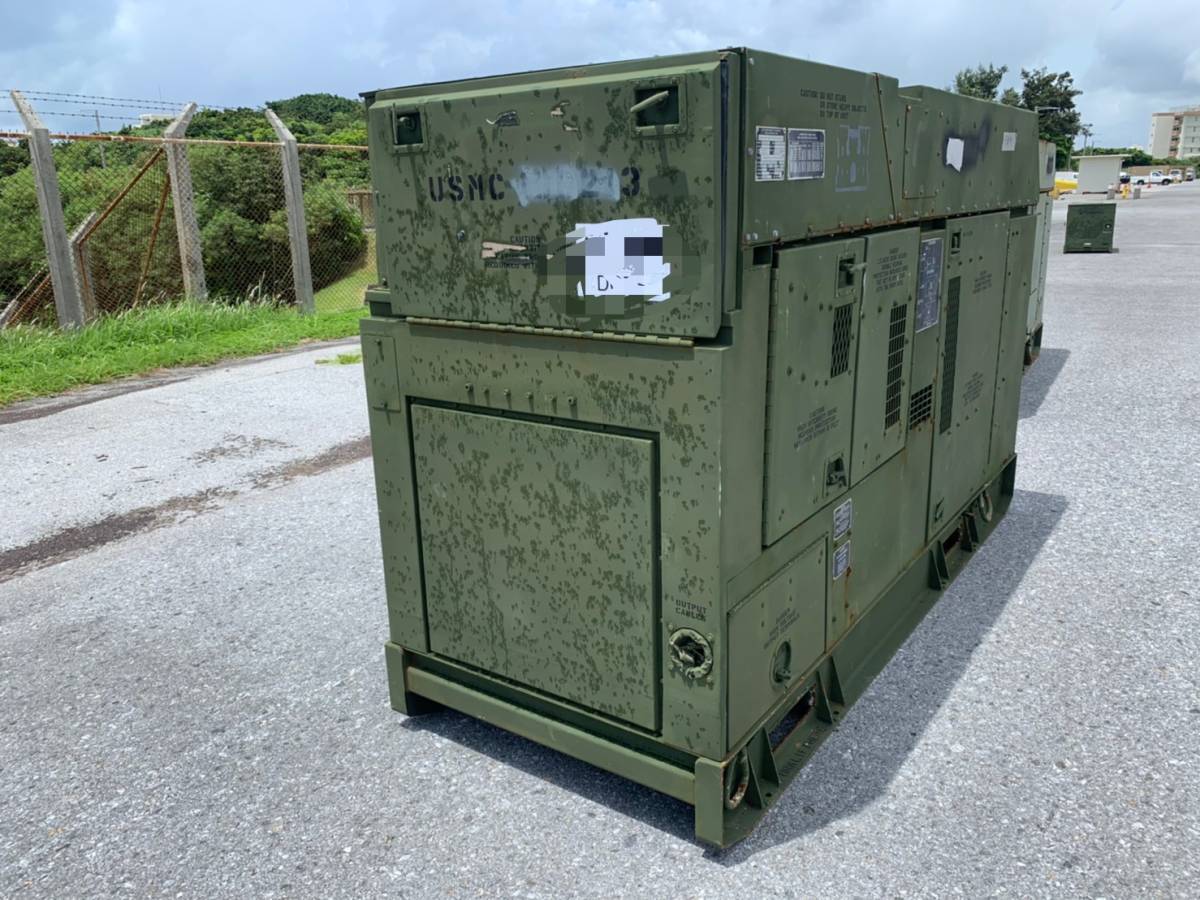 【米軍放出品】FERMONT 発電機 100KW ジェネレーター ディーゼルエンジン MEP-807A ☆YG15DK の落札情報詳細 ...