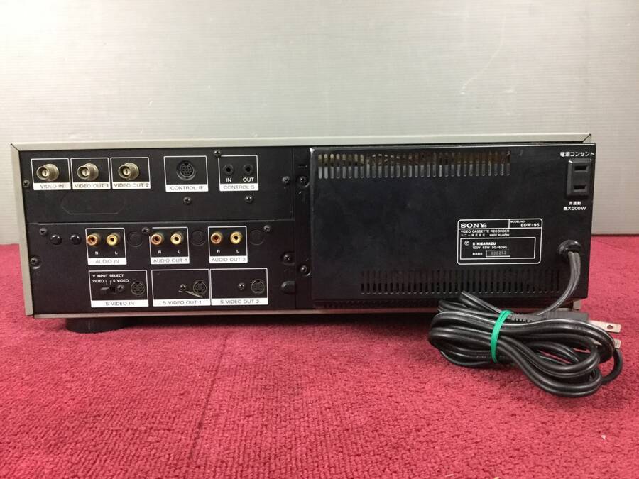 SONY EDW-95/RM-450 βビデオデッキ/編集機 委託品の落札情報詳細 - Yahoo!オークション落札価格検索 オークフリー