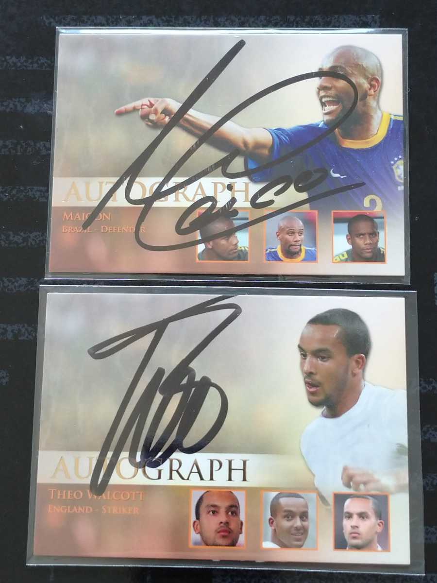 2013 futera AUTOGRAPH 55枚限定 8枚セット 直筆サイン KOMPANY RAMIRES EVRA MAICON ...