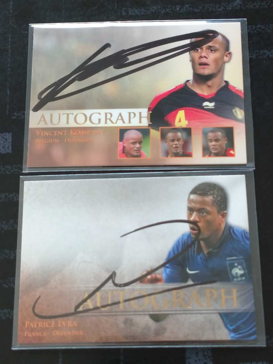 2013 futera AUTOGRAPH 55枚限定 8枚セット 直筆サイン KOMPANY RAMIRES EVRA MAICON ...