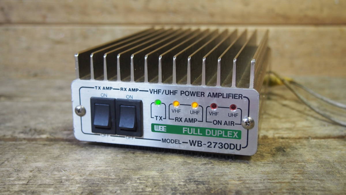 ☆WSE WB-2730DU VHF/UHF POWER AMPLIFIER パワーアンプ 無線機 通電OKの落札情報詳細 - Yahoo!オークション落札価格検索 オークフリー