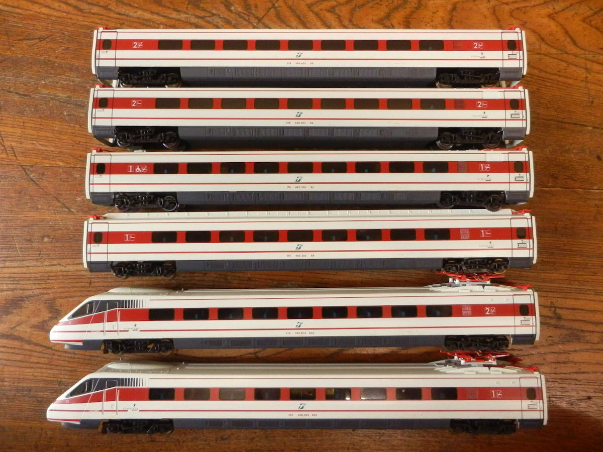 Lima リマ / HOゲージ イタリア鉄道 FS ETR480 EURO STAR 外国車両 まとめて6輌set (14)の落札情報詳細 ...