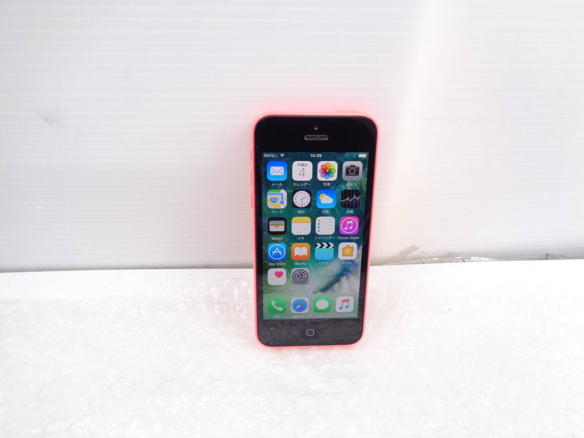 1円～ ドコモ MF153J/A iphone 5C A1456 32GB Find My iPhone OFF ピンク ジャンク品の落札情報 ...